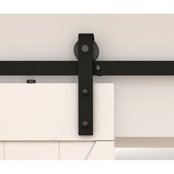 KLUG Barn Strap Sliding Door Gear - 2000mm - Black | IronmongeryDirect ...