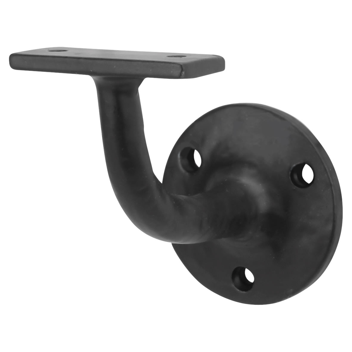 Olde Forge Handrail Bracket - 70mm Projection - Antique Black Iron ...