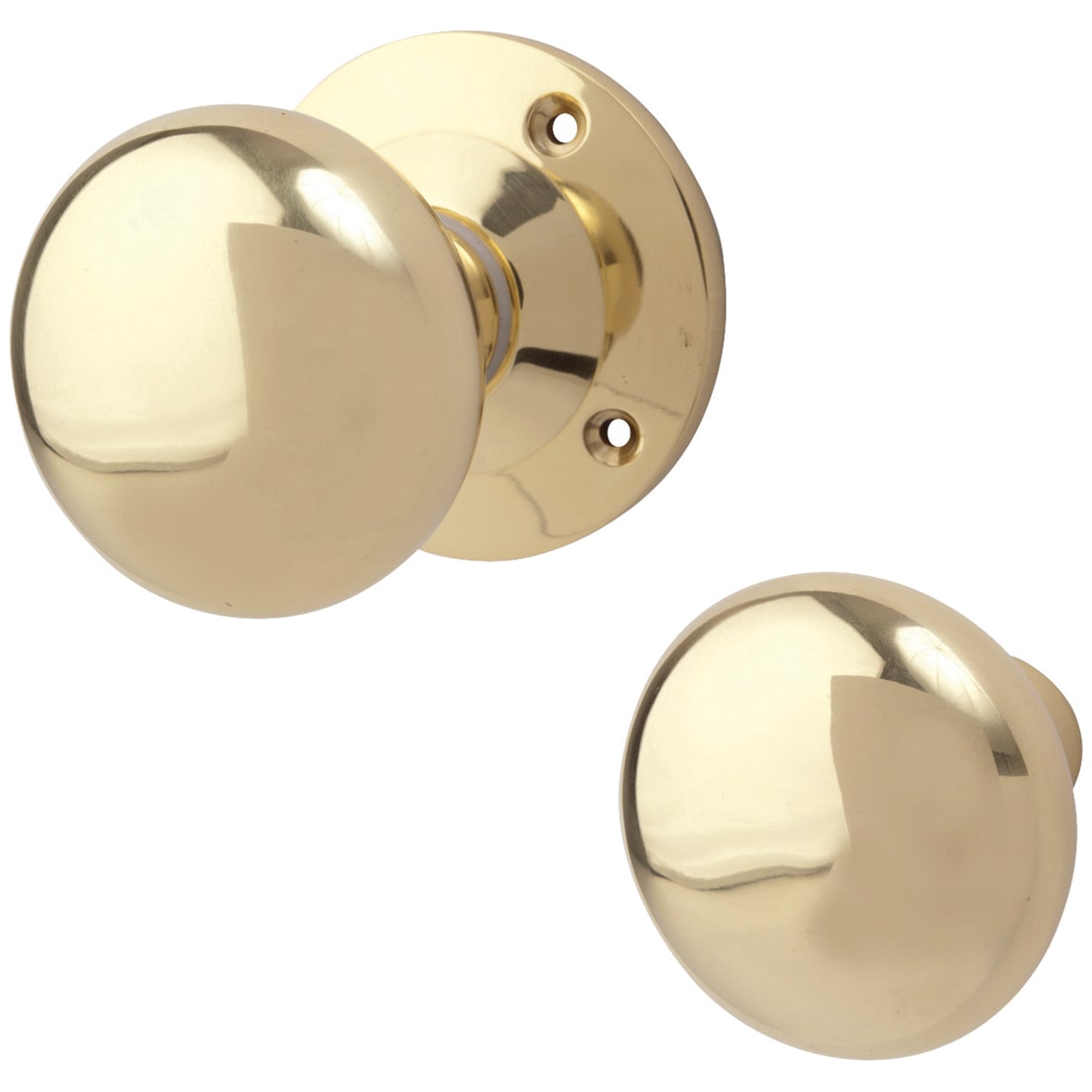 Altro Rim Lock with Snib - Brass | IronmongeryDirect | Same Day Despatch