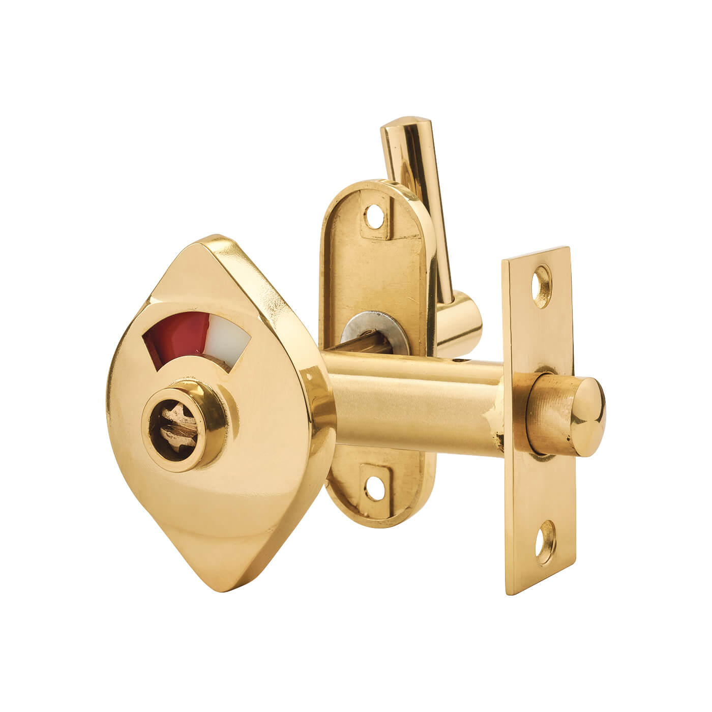 Lever Indicator Bolt - Polished Brass | IronmongeryDirect | Same Day ...