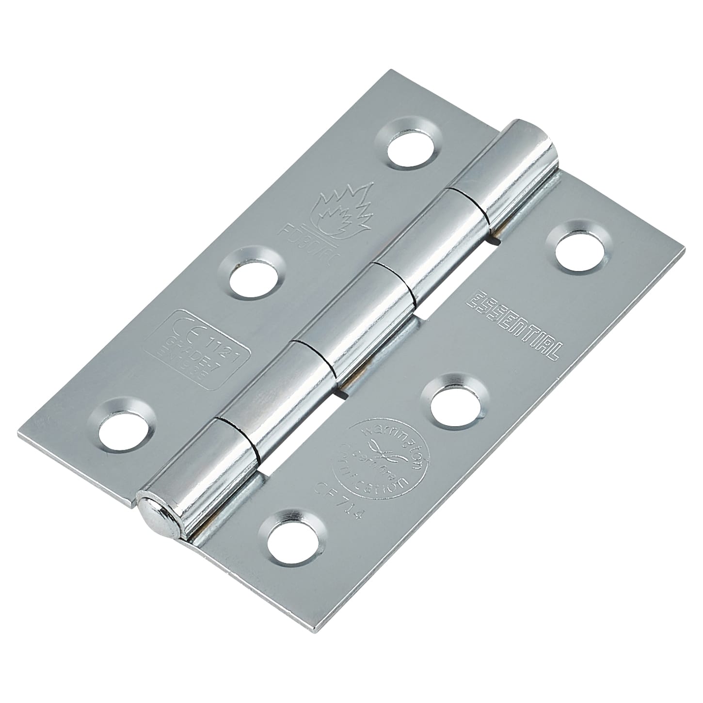 Touchpoint Latch Pack - 57mm Backset - 2 x Plain Steel Hinges ...
