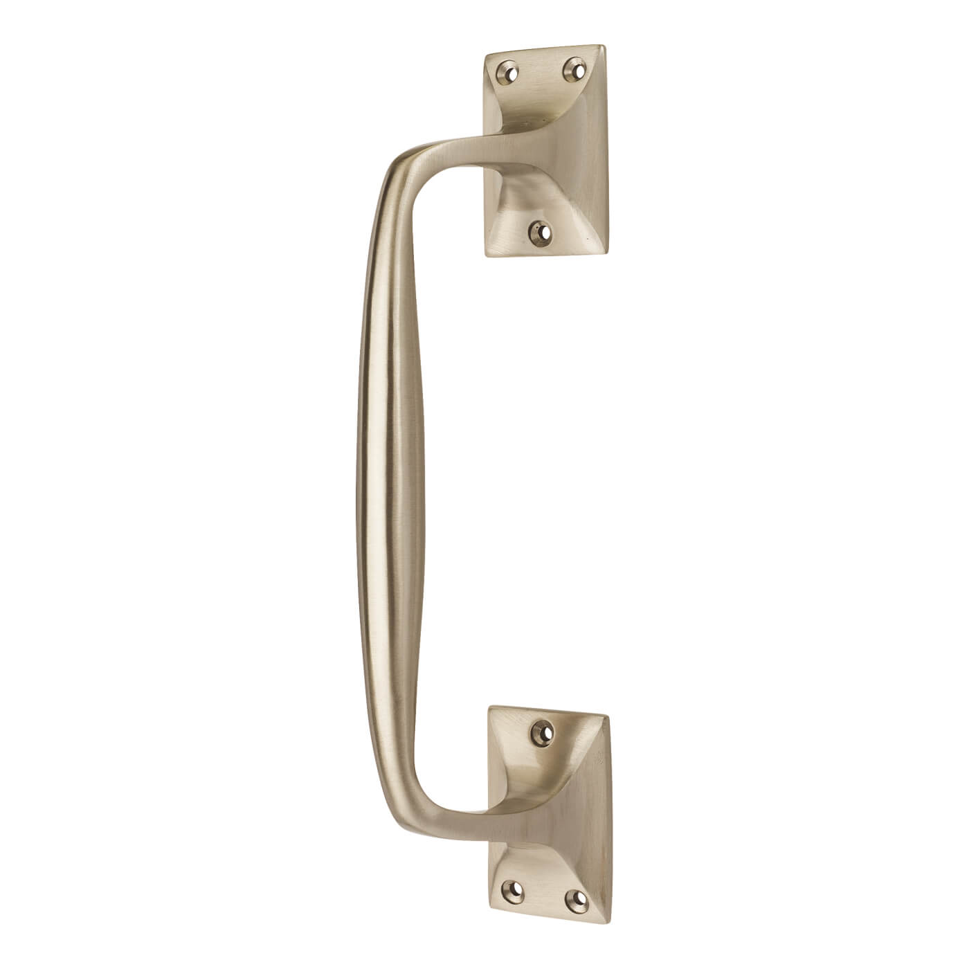 Traditional Heavy Cast Offset Pull Handle - 250mm Centres - Satin ...