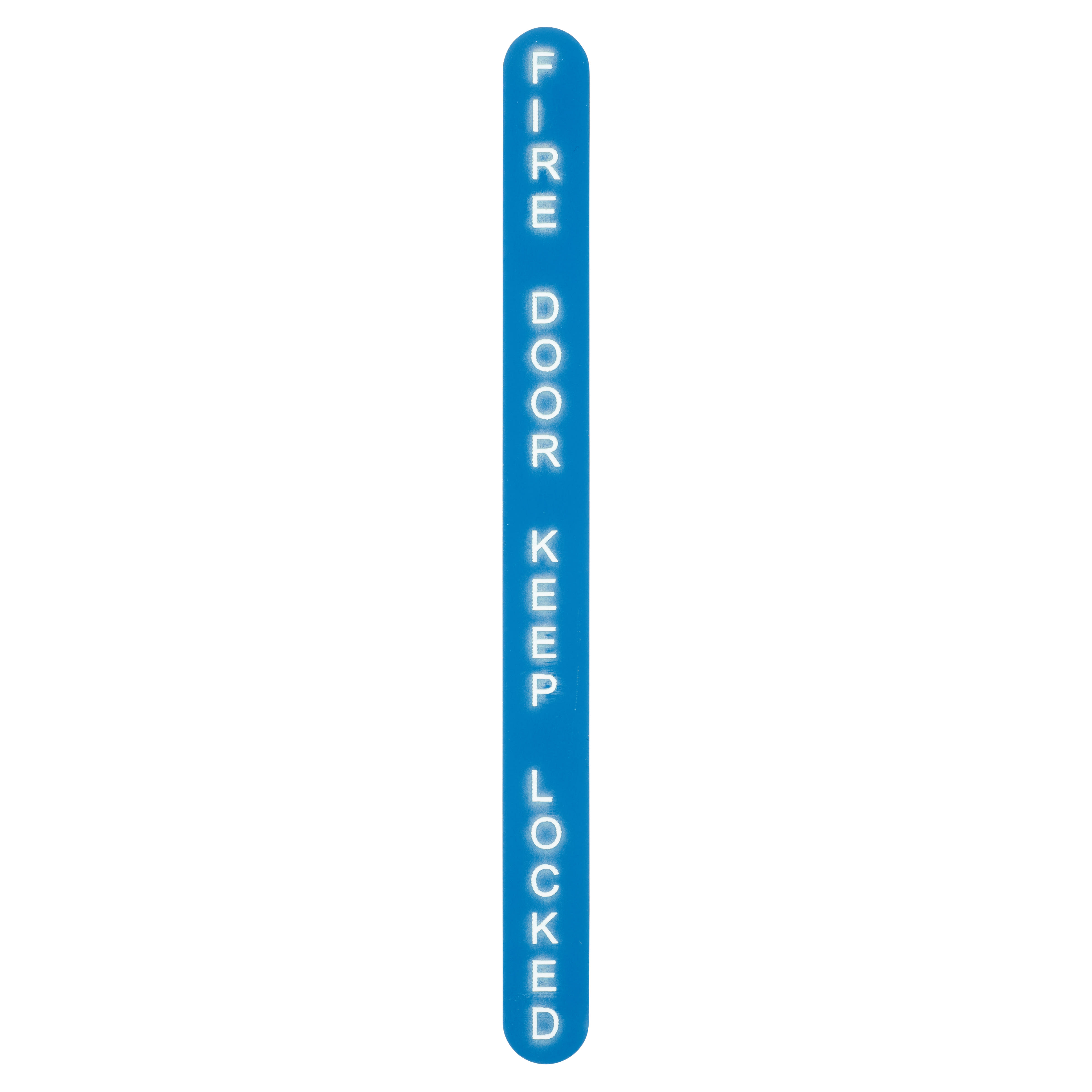 Fire Door Keep Shut - Long Oval Shape Lollipop Design - 150 x 13mm ...