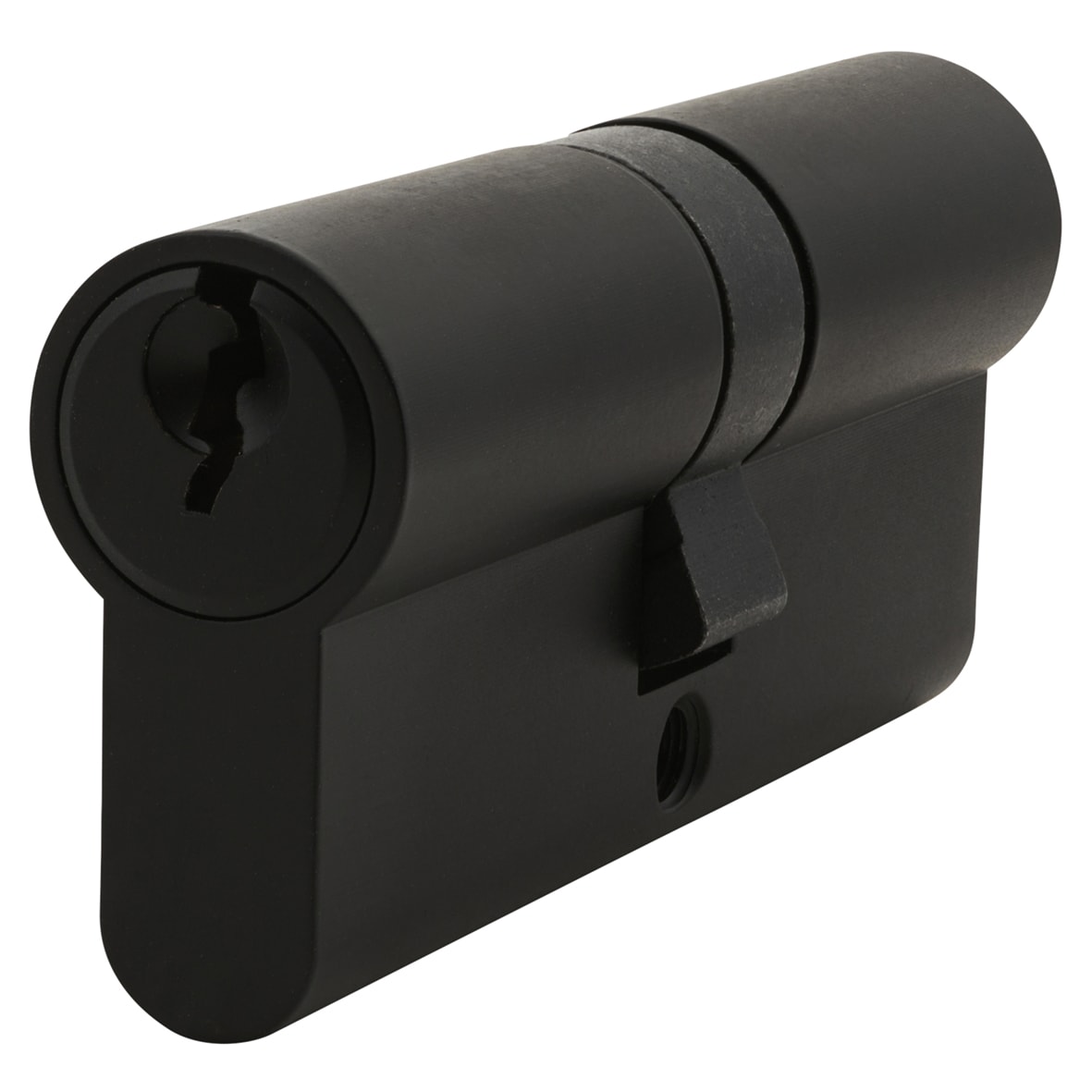 Touchpoint 5 Pin 70mm Euro Double Cylinder - 35 + 35mm - Matt Black ...