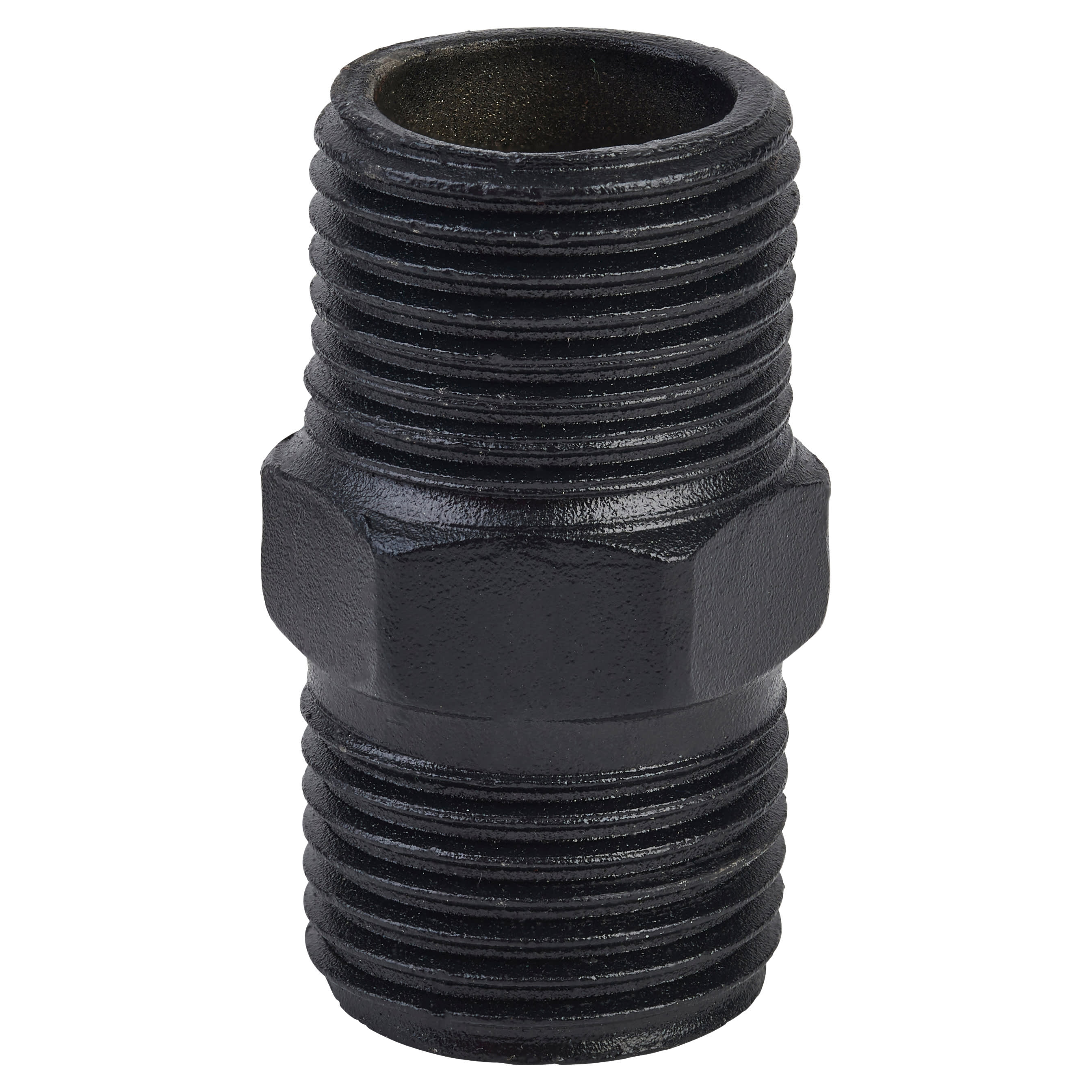 Altro 1/2" Pipe Shelving Iron Threaded Pipe - 18"/450mm Length - Black ...