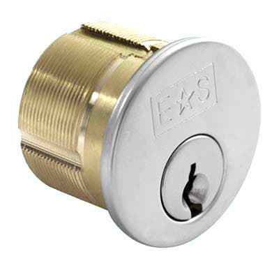 Eurospec Threaded Rim Cylinder - 5 Pin - Keyed to Differ - Satin Chrome ...