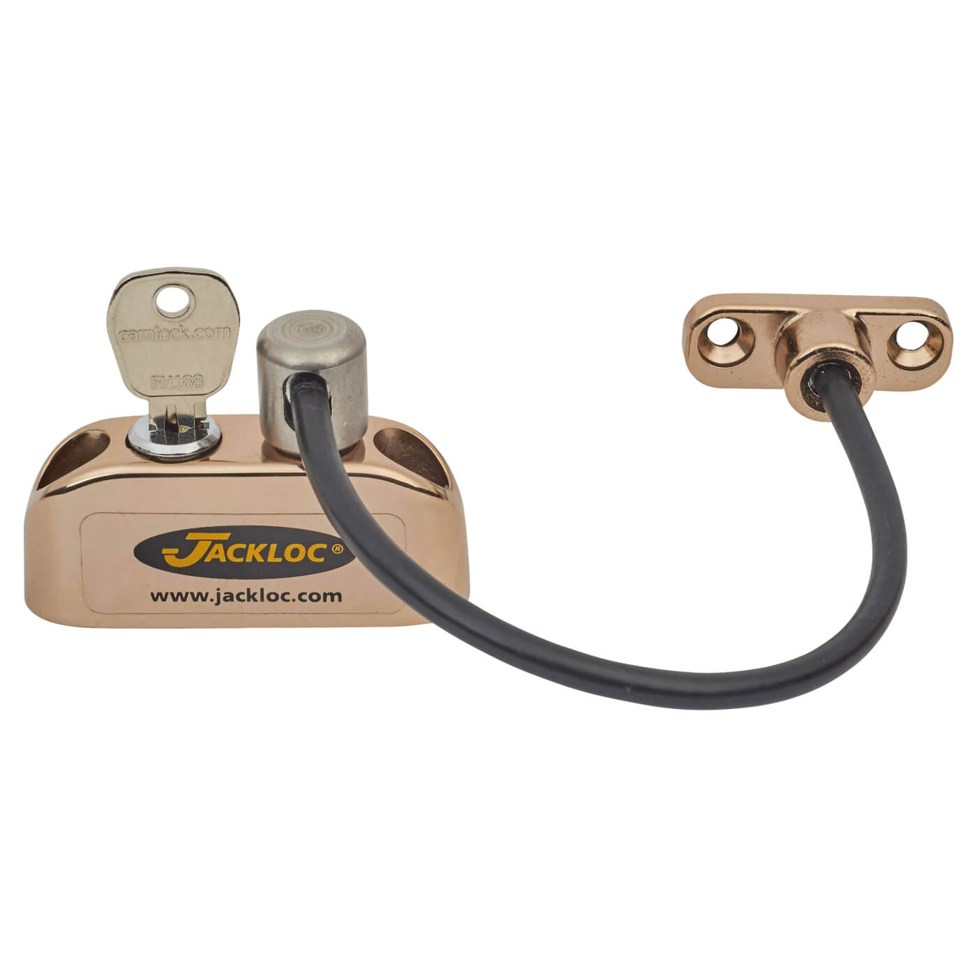 Jackloc Pro-5 Cable Window Restrictor - Brass | IronmongeryDirect ...
