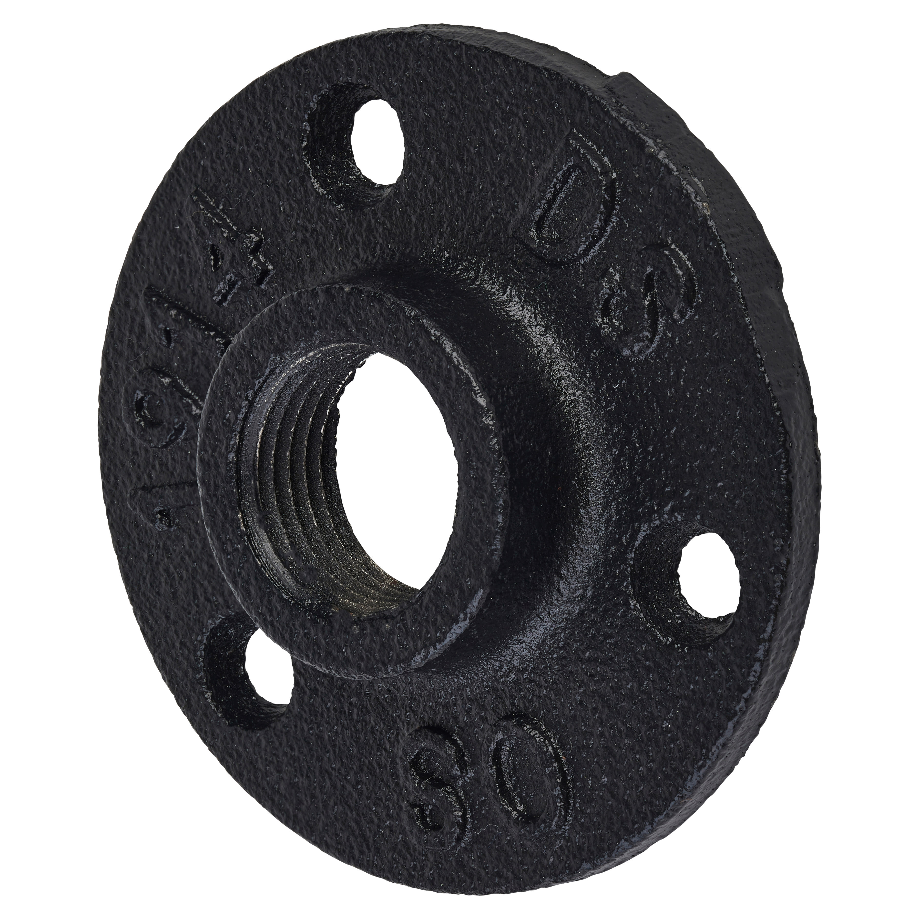 Altro 3/4" Pipe Shelving Iron End Cap - 32mm Diameter - Black ...