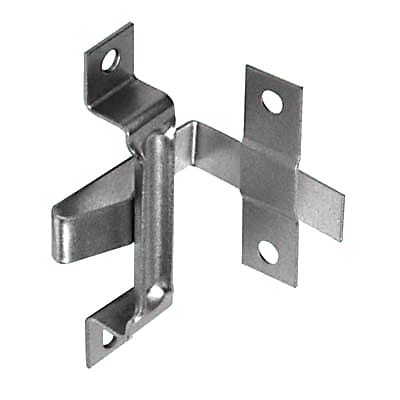 Plinth Fixing Bracket Zinc Plated Steel | IronmongeryDirect | Same Day ...