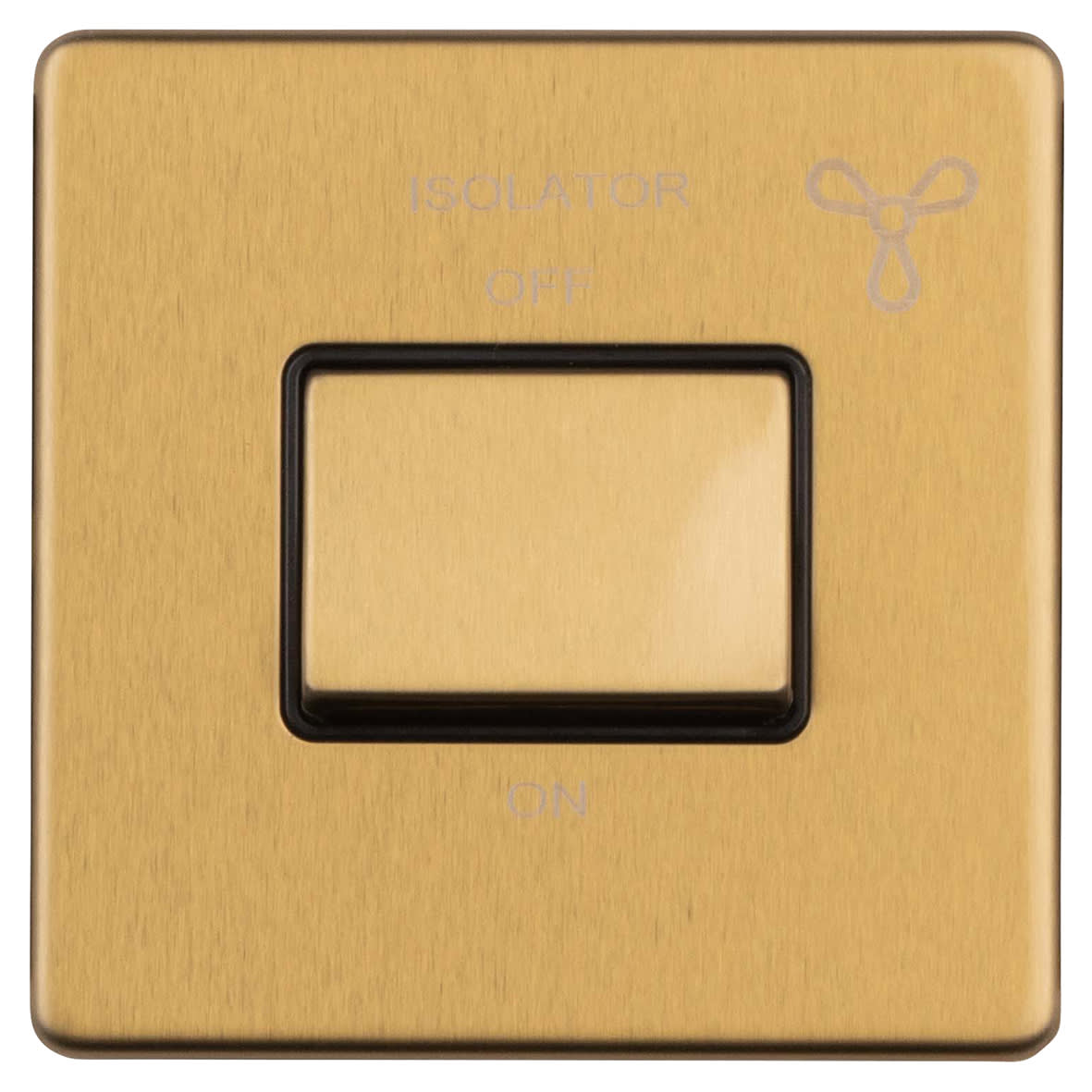 Eurolite Concealed 10A 1 Gang Screwless Flat Plate Triple Pole Fan ...