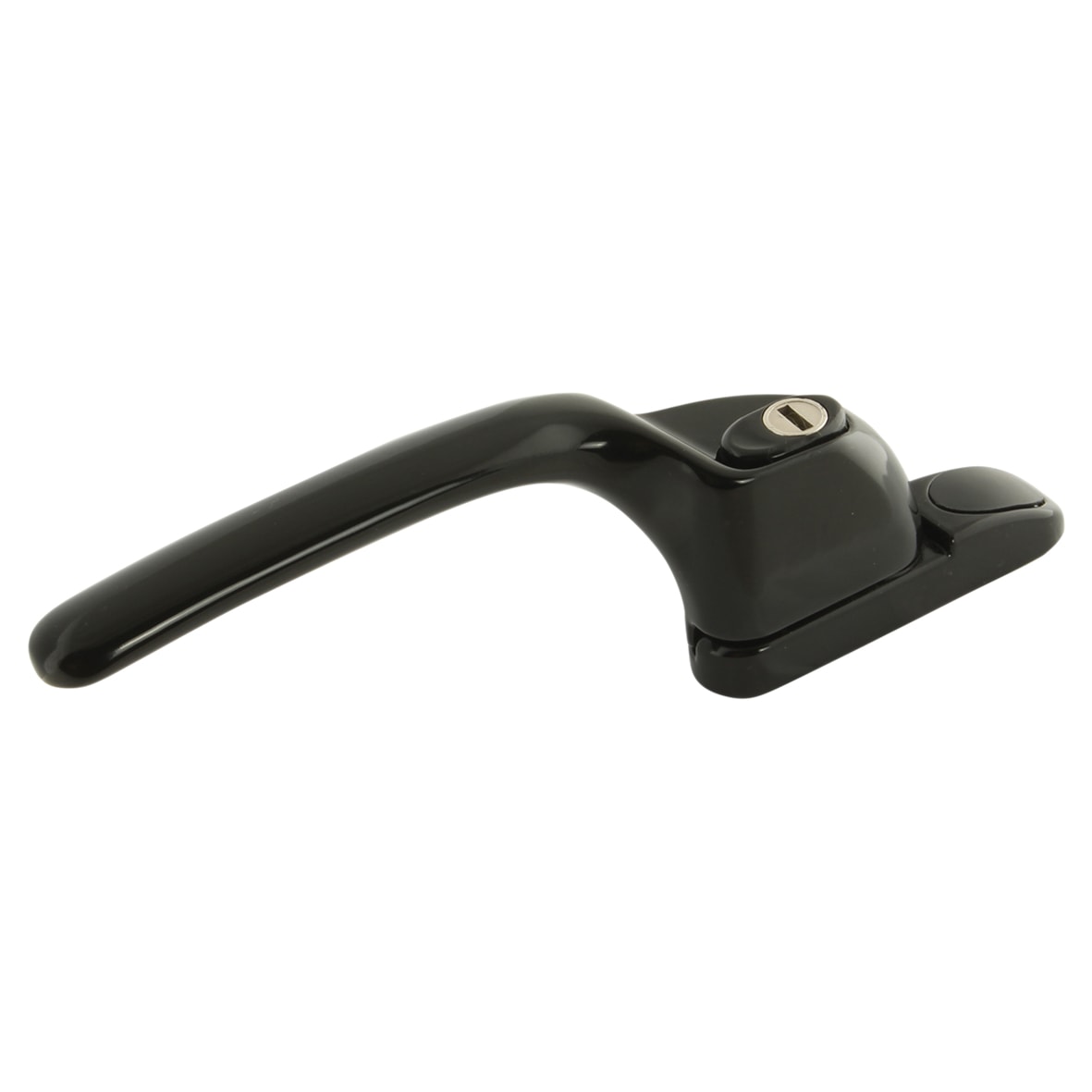 Connoisseur Offset Handle Right Hand Black | IronmongeryDirect | Same ...
