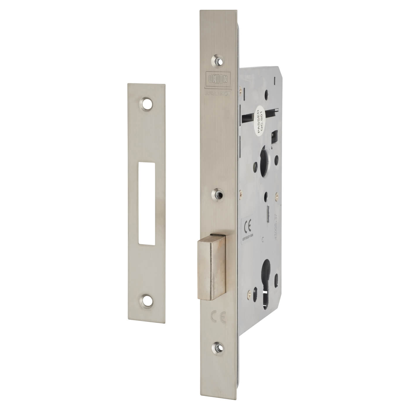 Union JHD72DL Heavy Duty Euro Deadlock - 60mm Backset - Square - Satin ...