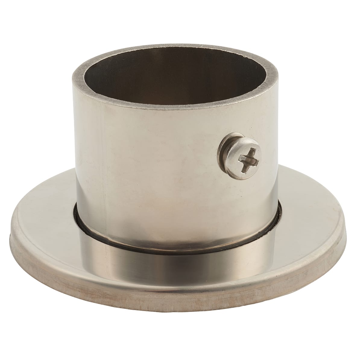 Rothley 32mm Centre Wardrobe Hanging Rail Bracket - Brushed Stainless ...