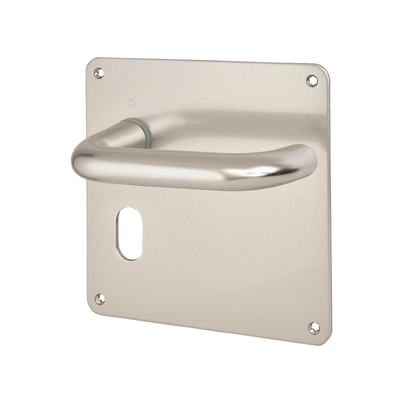 Altro 20mm Return to Door Handle - Oval Lock Set - Aluminium ...
