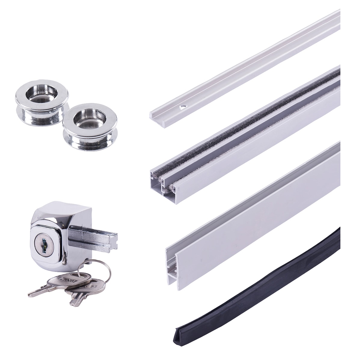 Barrier Hatch Glass Sliding Door Kit | IronmongeryDirect | Same Day ...
