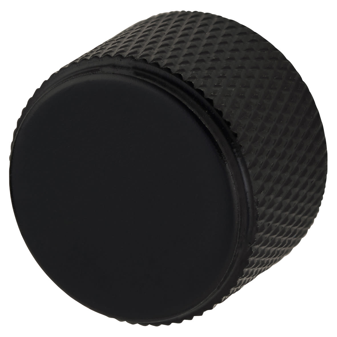Knightsbridge Retrofit Knurled Dimmer Knob - Matt Black | IronmongeryDirect | Same Day Despatch
