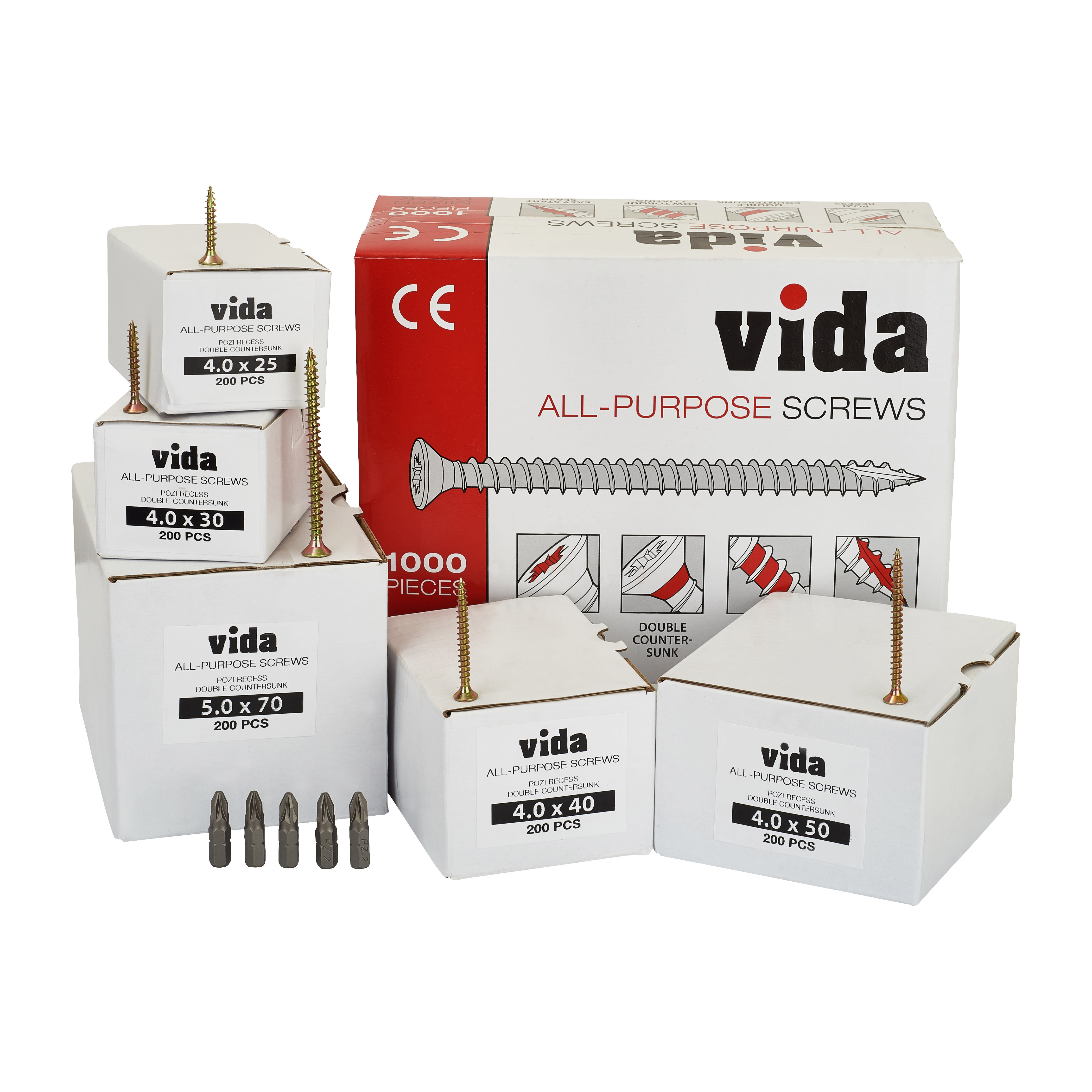 Vida Trade Pack - Pack 1000 | IronmongeryDirect | Same Day Despatch