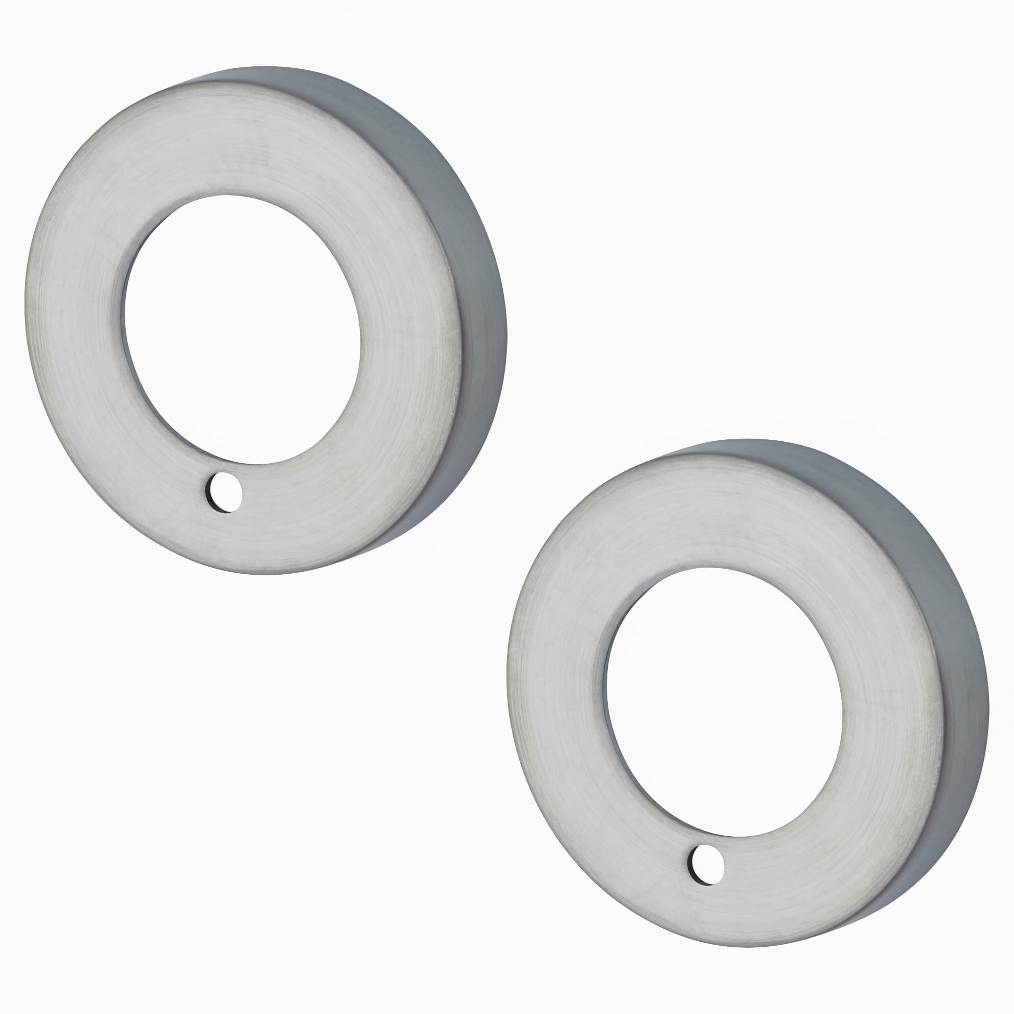 Jigtech Riva Lever Door Handle on Rose - Satin Chrome ...