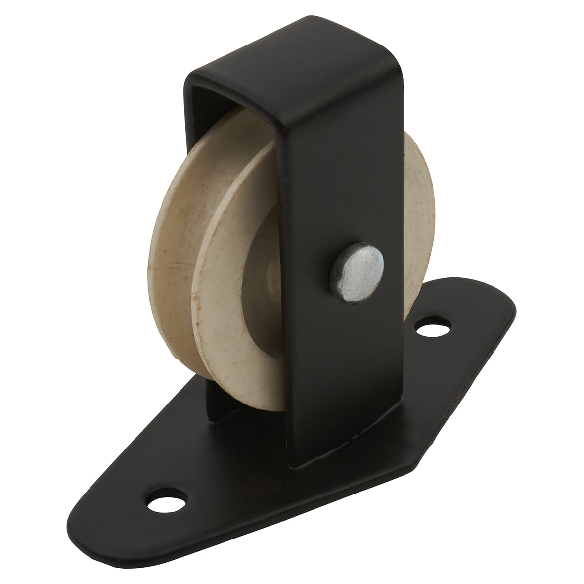 Line Pulley - Single Upright - 55 x 31mm - Black | IronmongeryDirect ...