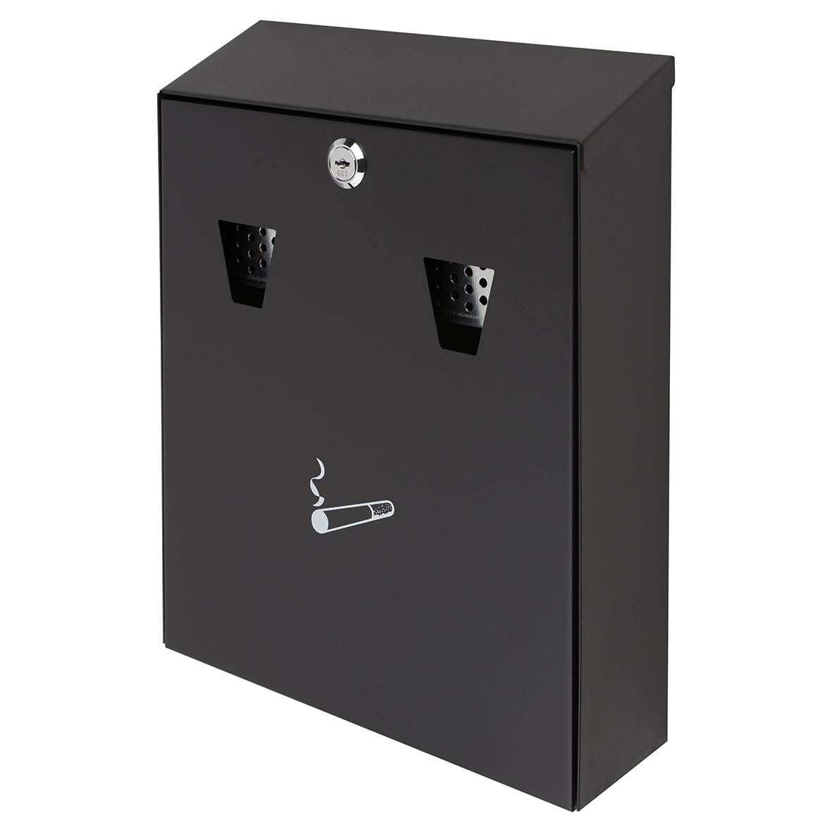 Burg Watcher CIG2 Compact Cigarette Bin - 225 x 320 x 75mm - Black ...
