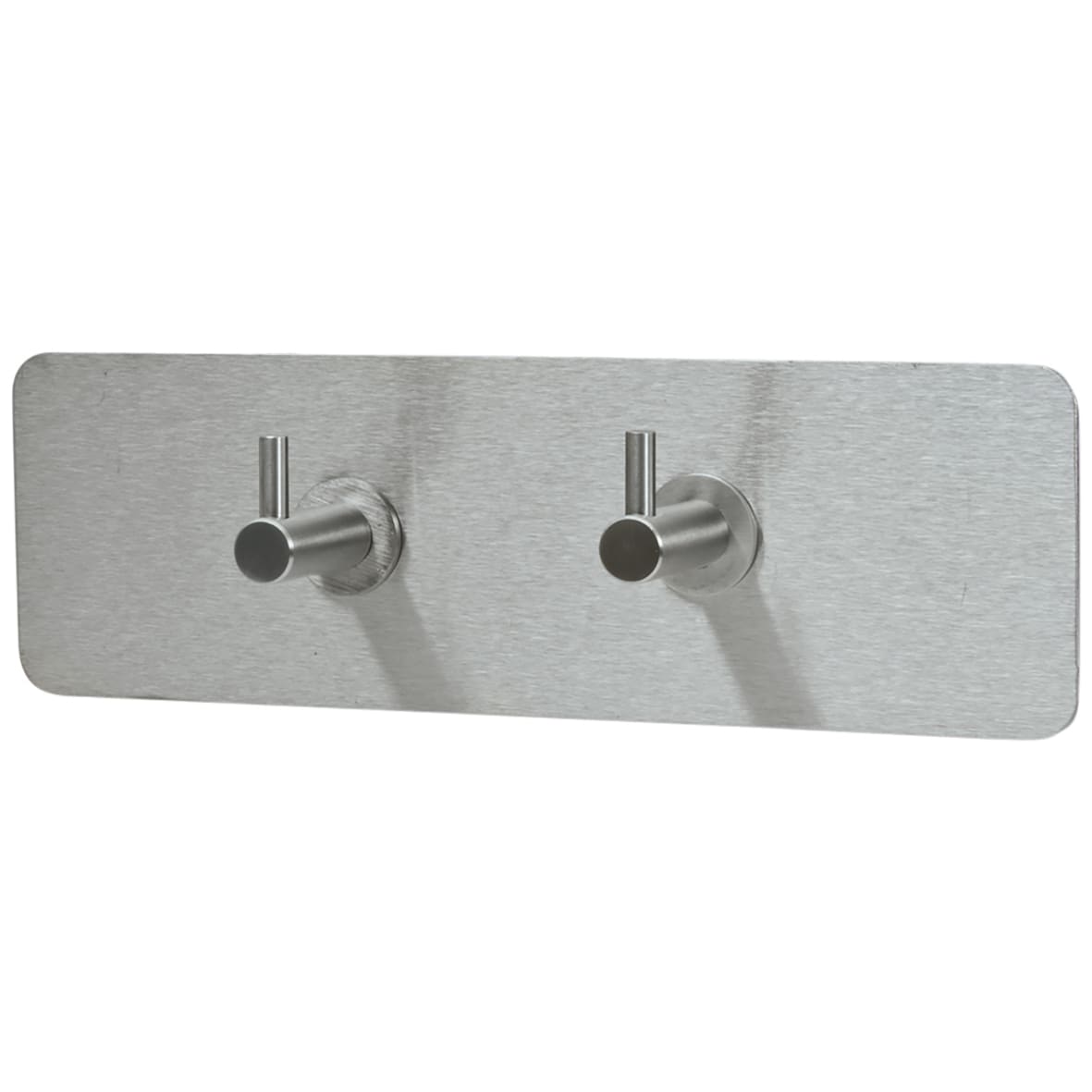 Hampstead Hook on Plate - 4 Hooks - 440 x 75mm - Satin Stainless Steel ...