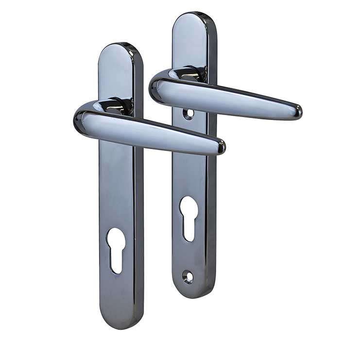 Trojan Sparta Multipoint Handle - uPVC/Timber - Lever/Lever - Chrome ...