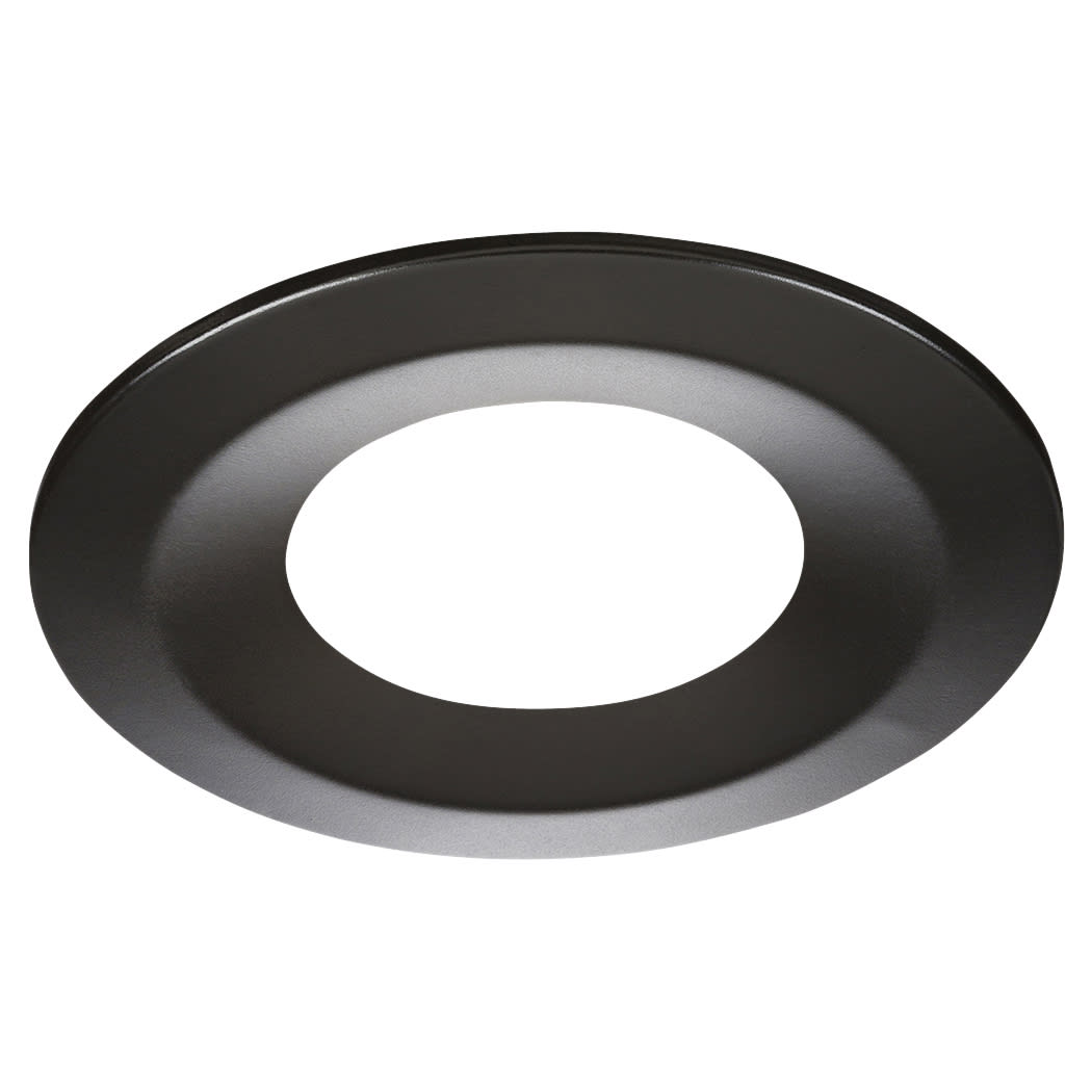 Knightsbridge Fire Rated Recessed Downlight Bezel - Matt Black ...