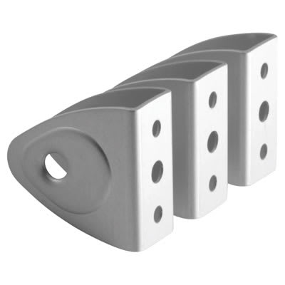 Designer Wall/Panel Bracket - Satin Anodised Aluminium - 17-21mm Panels ...