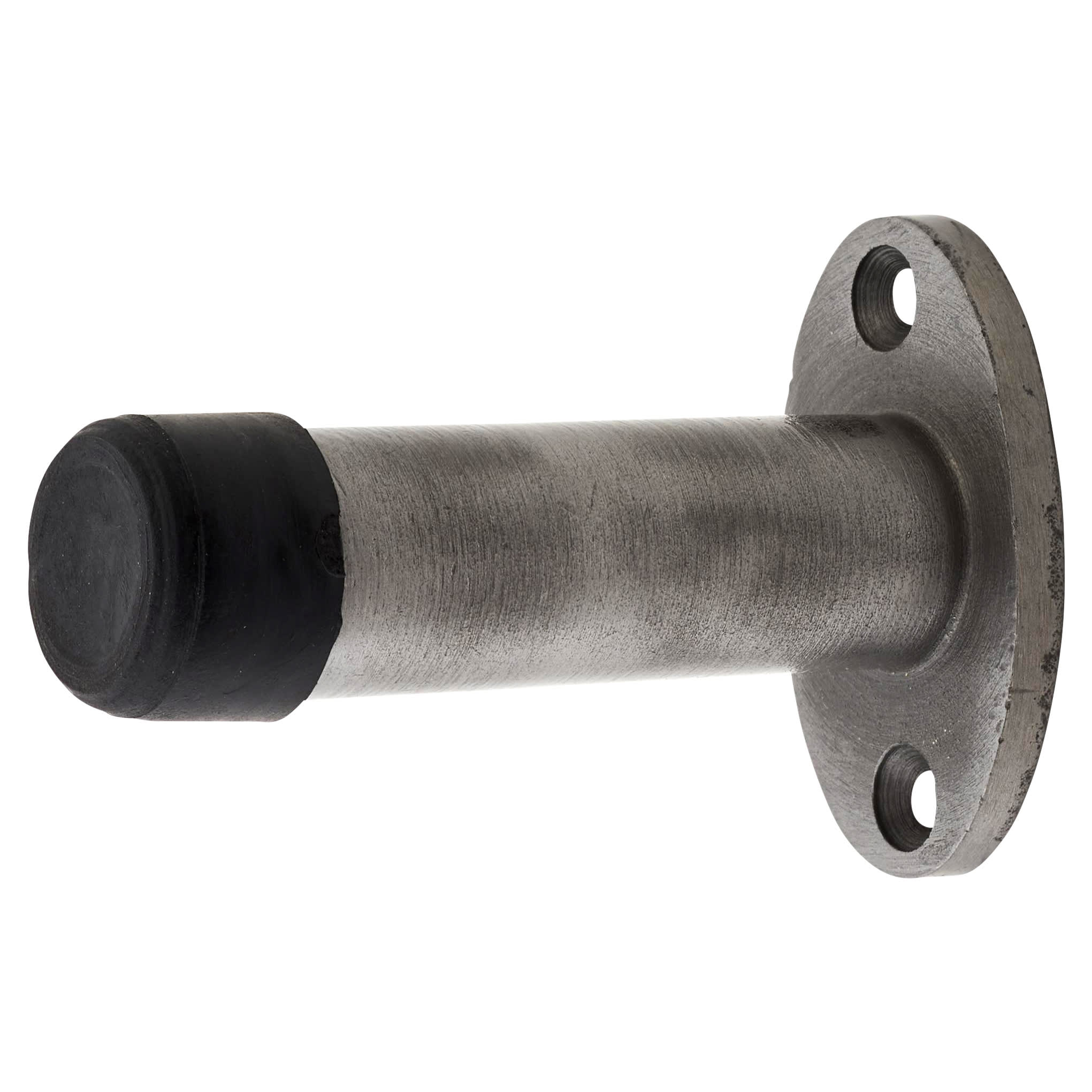 Olde Forge Projection Door Stop - 75mm Projection - Polished Iron ...