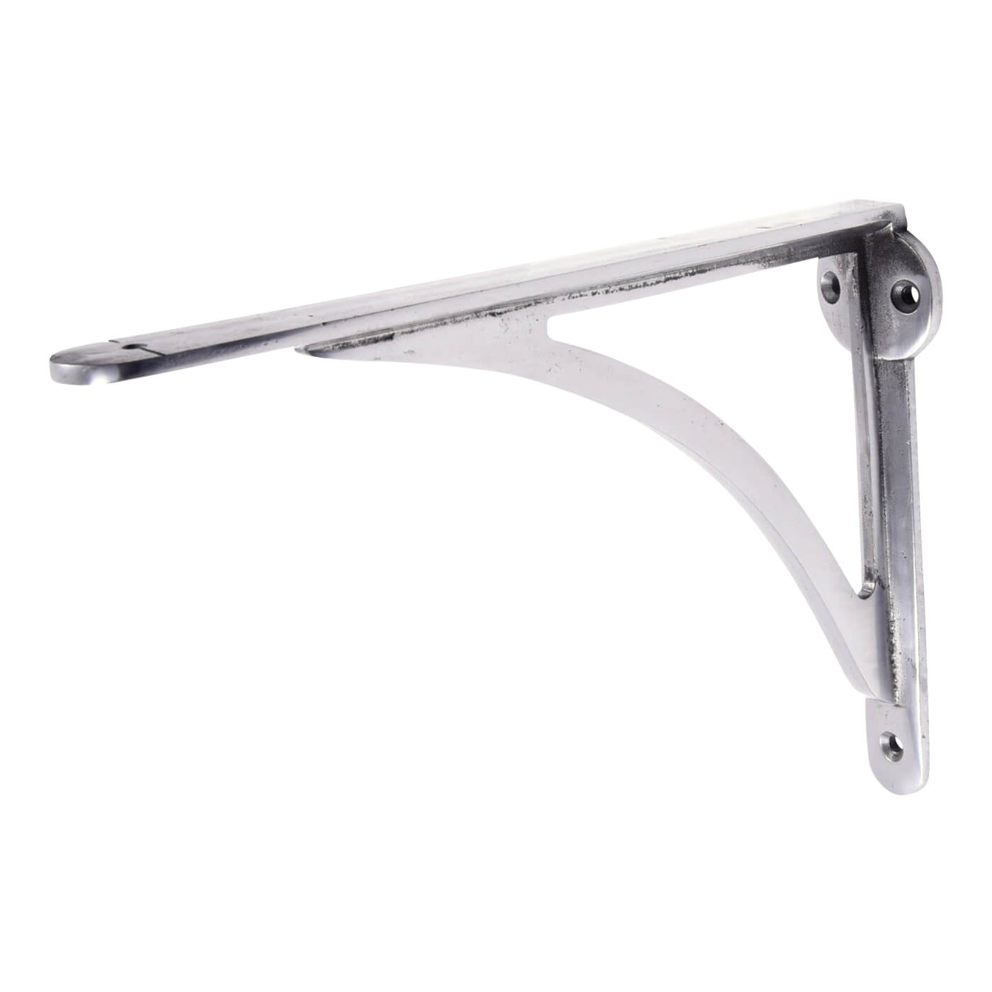 Olde Forge Curved Shelf Bracket - 249 x 174mm - Pewter ...