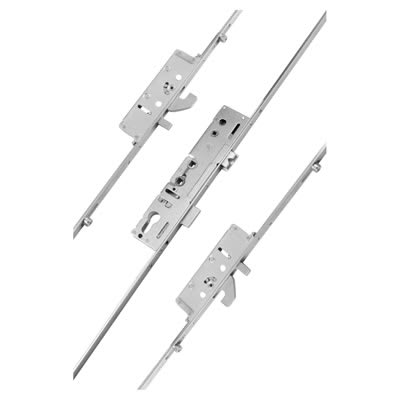 Lockmaster Multipoint Door Lock 2 Hook 4 Roller Anti Lift Pin 62/92mm ...