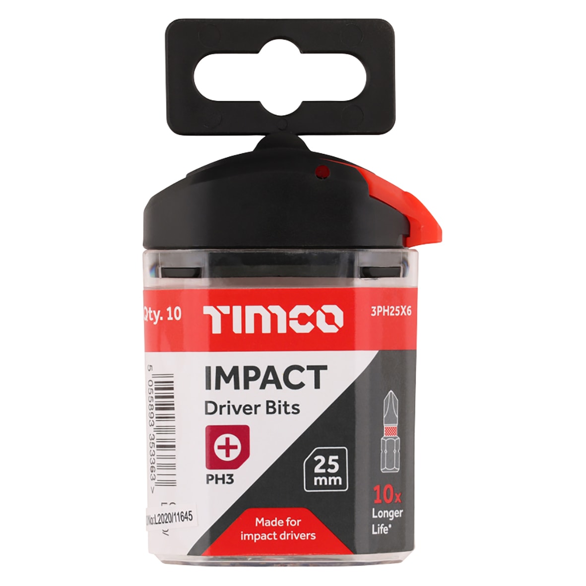 Addax TIMco Impact Driver Bits - Phillips - PH3 - 50mm - Box of 5 ...