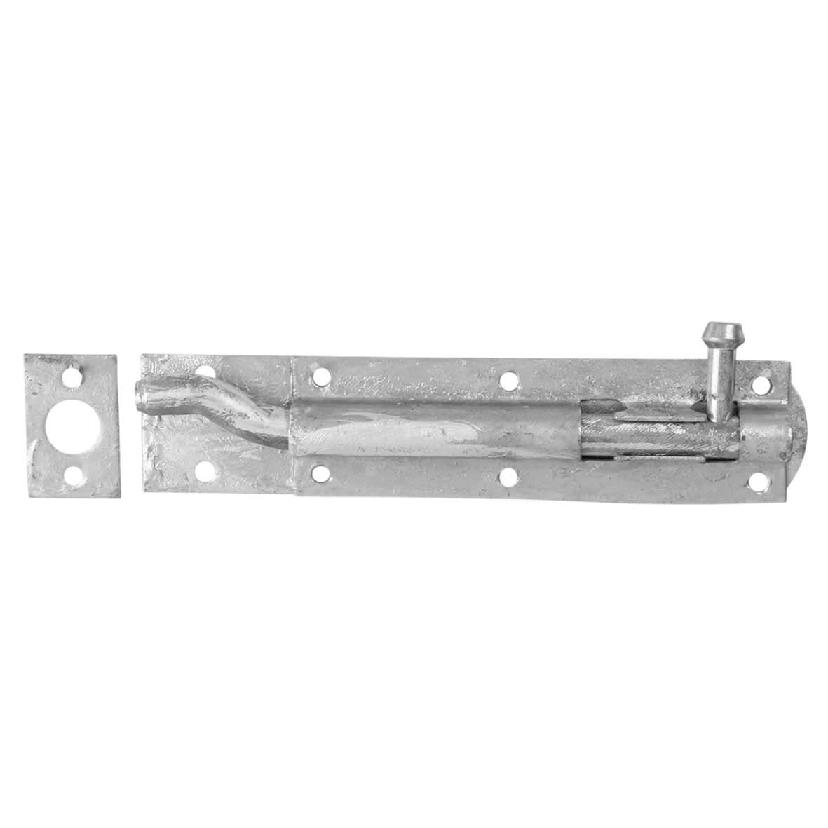 Traditional Necked Tower Bolt 150mm Galvanised | IronmongeryDirect ...