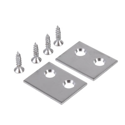 Rola Sash Stop Plate - 25 x 18mm - Satin Chrome | IronmongeryDirect ...