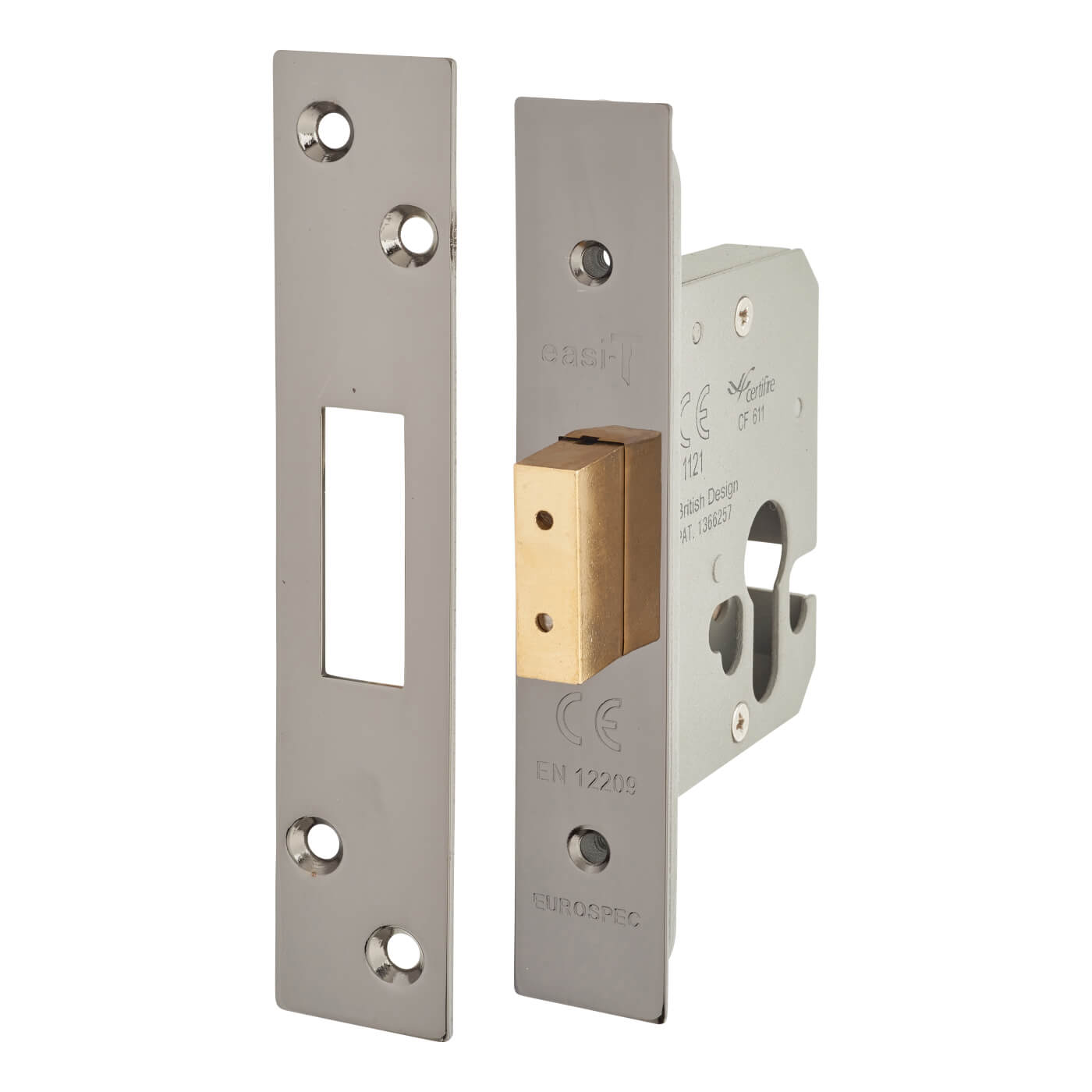 Hampstead Architectural Euro Profile Deadlock - 65mm Case - 44mm ...