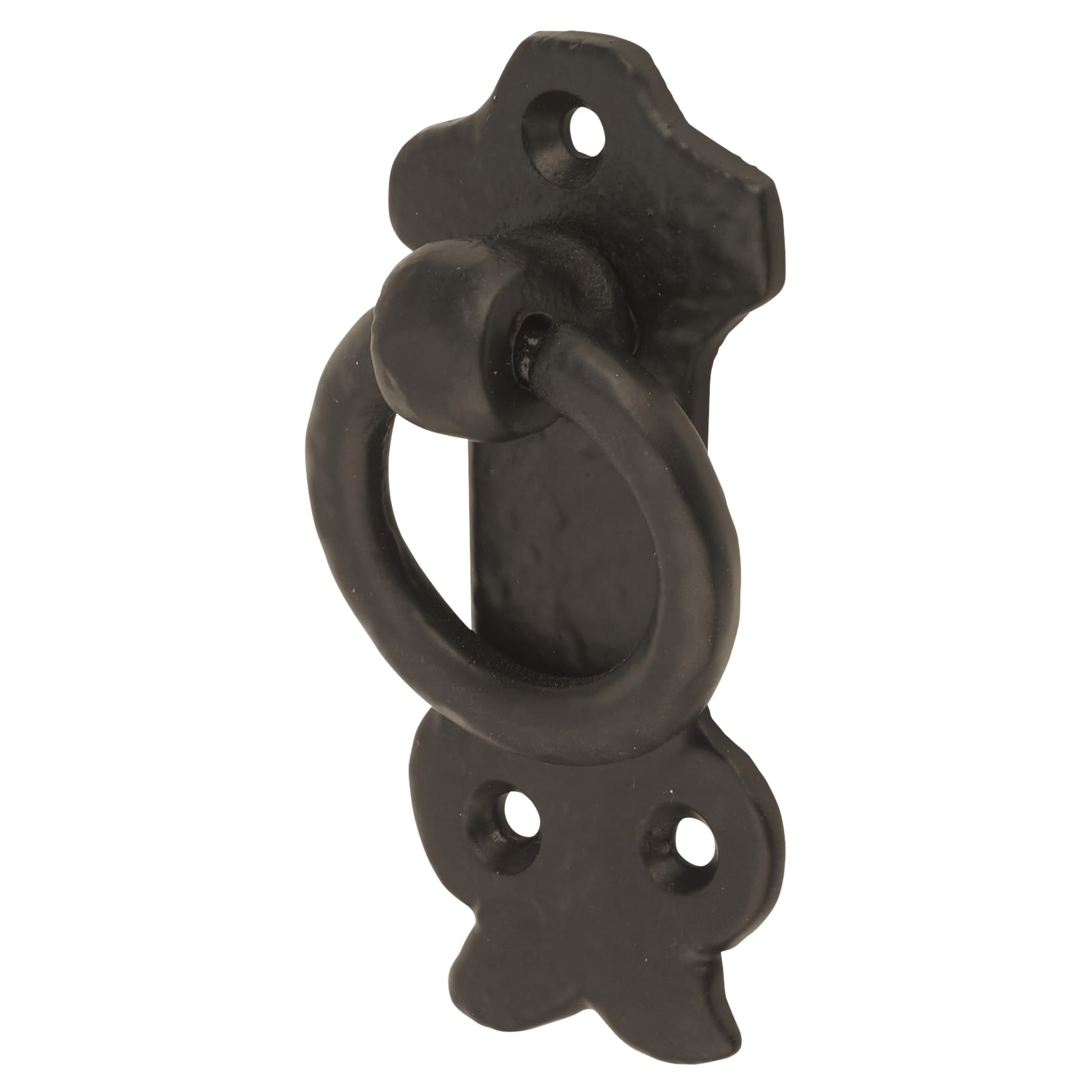 Olde Forge Ring Cabinet Handle - 42mm on 80 x 36mm Plate - Antique ...