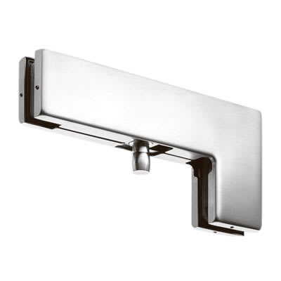 Corner Pivot Patch for Glass Doors | IronmongeryDirect | Same Day Despatch