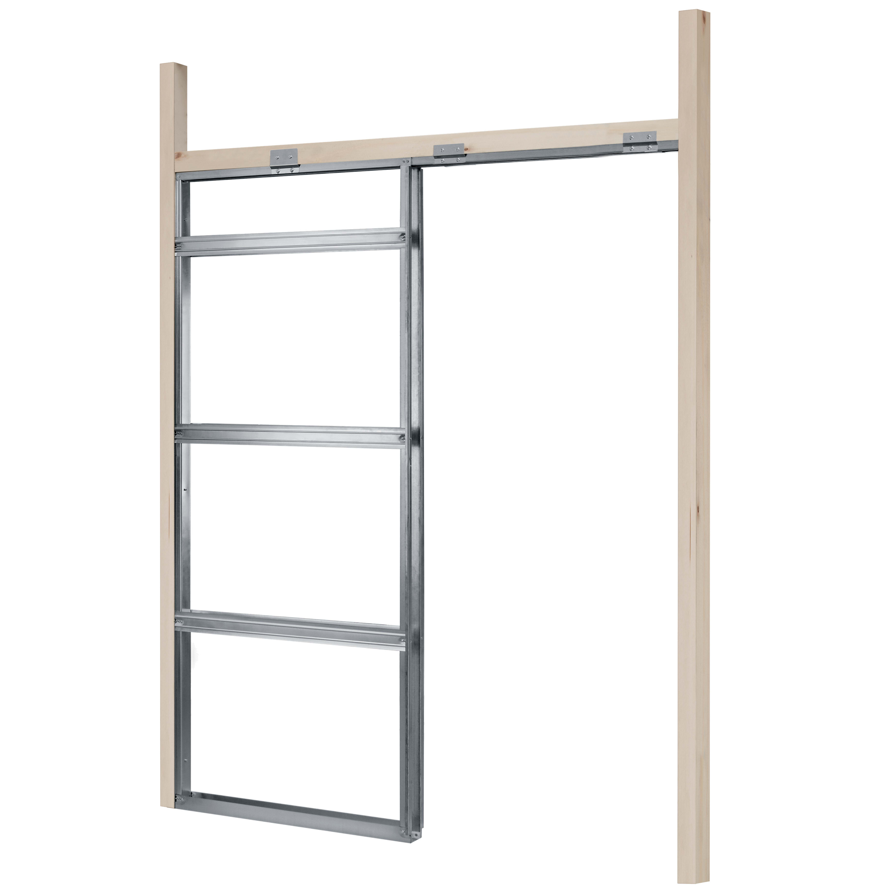 Rocket Door Frames Pocket Door Kit - 100mm Finished Wall Thickness ...