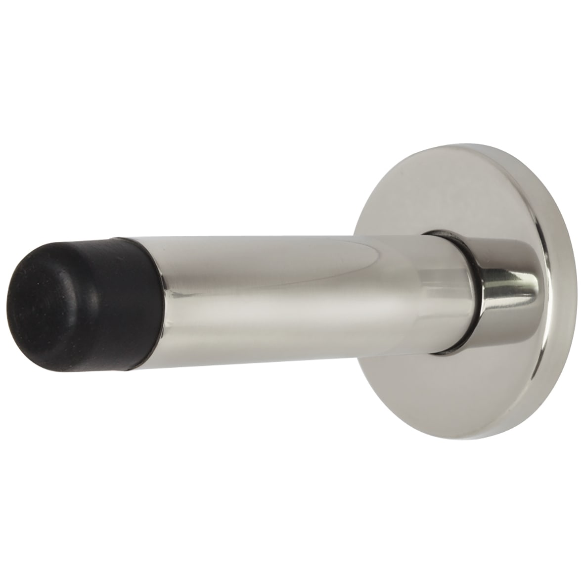Altro Round Base Projection Door Stop - 80mm - Polished Chrome ...