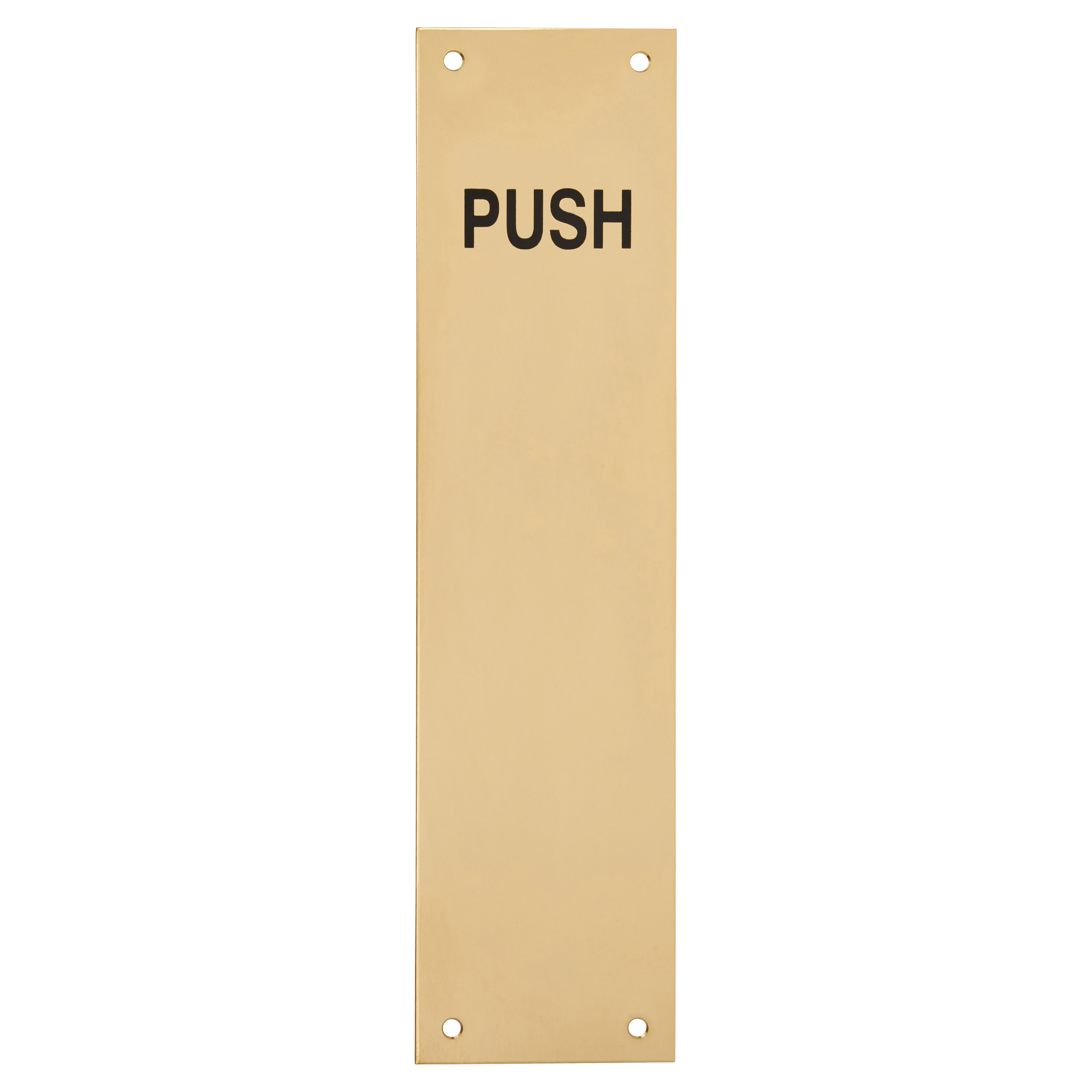 Brewery Entrance Pull Handle on Finger Plate - 305 x 61mm - Polished ...