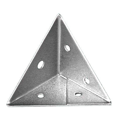 Pyramid Corner Brace Zinc Plated Steel | IronmongeryDirect | Same Day ...