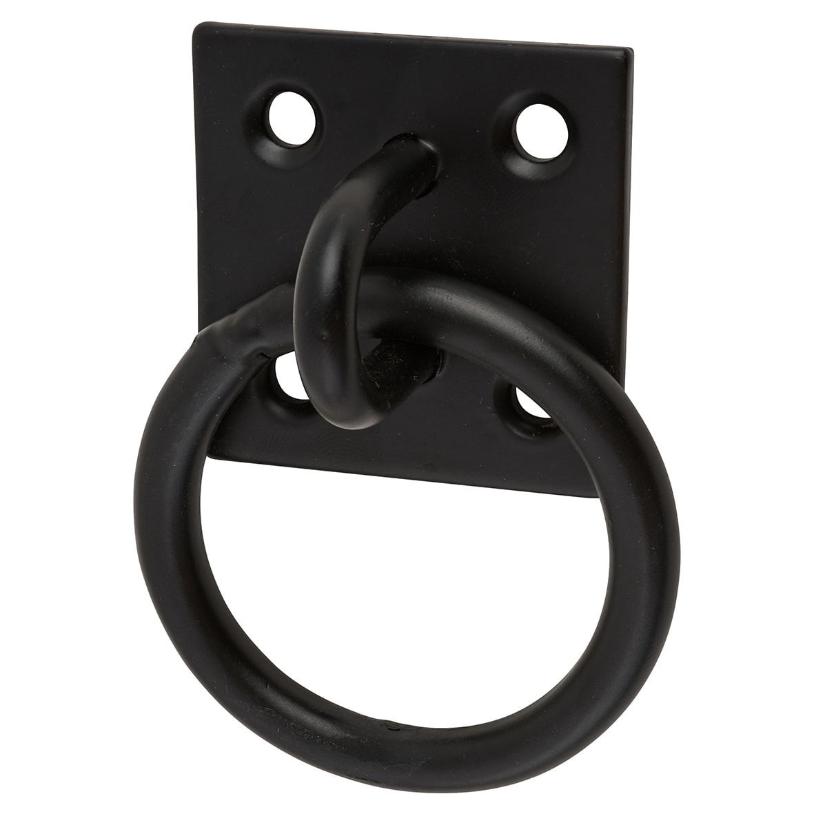 Ring on Plate - 8mm Diameter - Black | IronmongeryDirect | Same Day ...