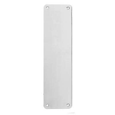 Altro Plain Finger Plate - 375 x 75 x 1.5mm - Polished Stainless ...