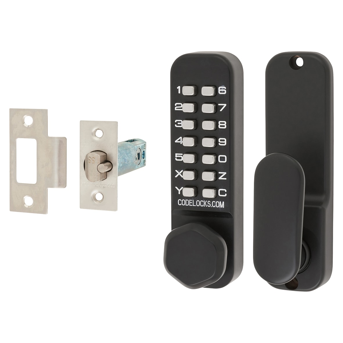 Codelocks CL255 External Marine Grade Push Button Code Lock and Latch ...