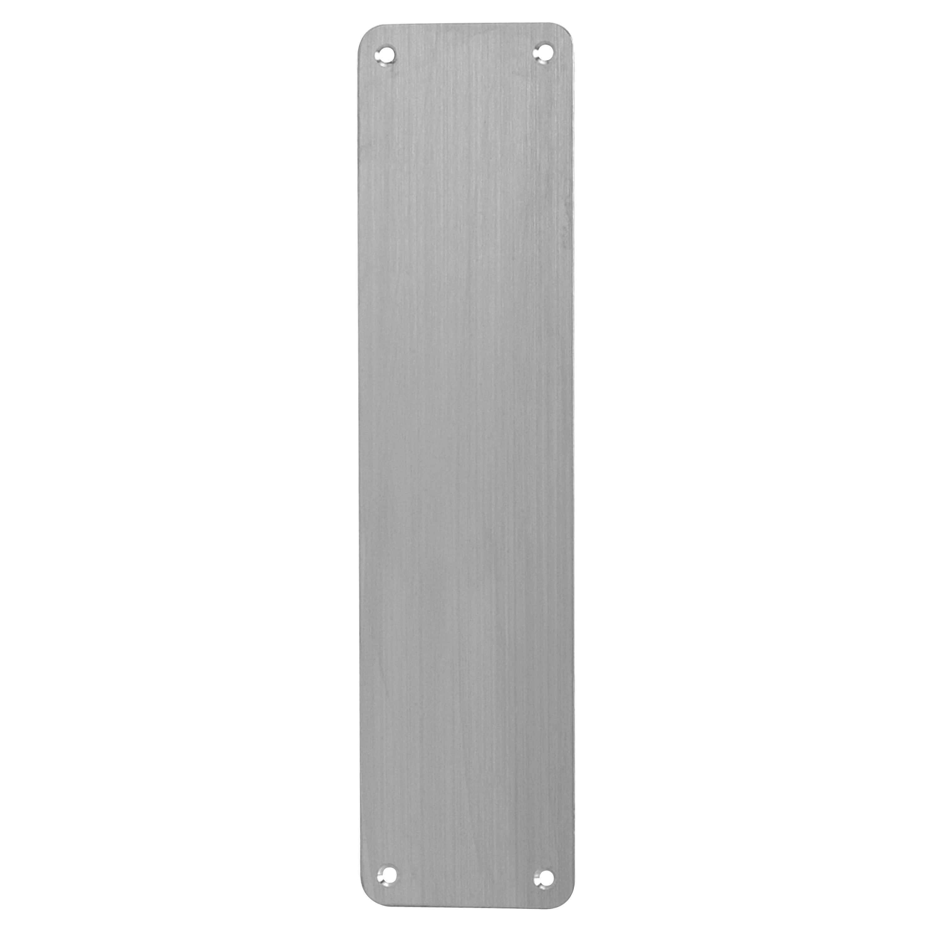 Altro Plain Finger Plate - 300 x 75 x 1.5mm - Satin Stainless ...