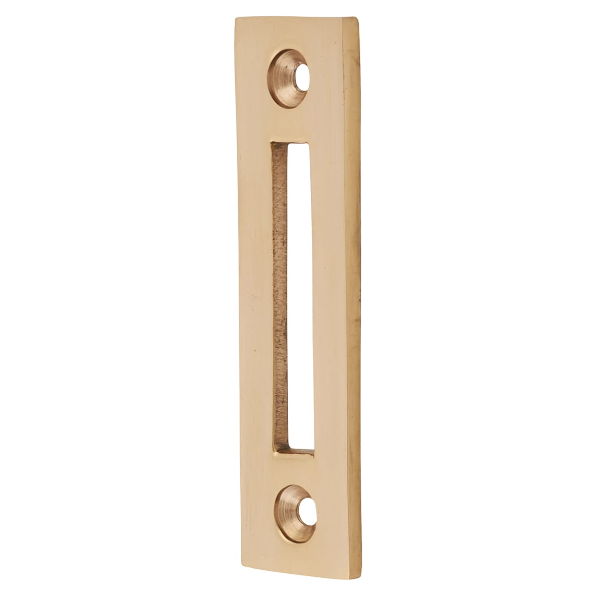 Mortice Plate - 75mm - Polished Brass | IronmongeryDirect | Same Day ...