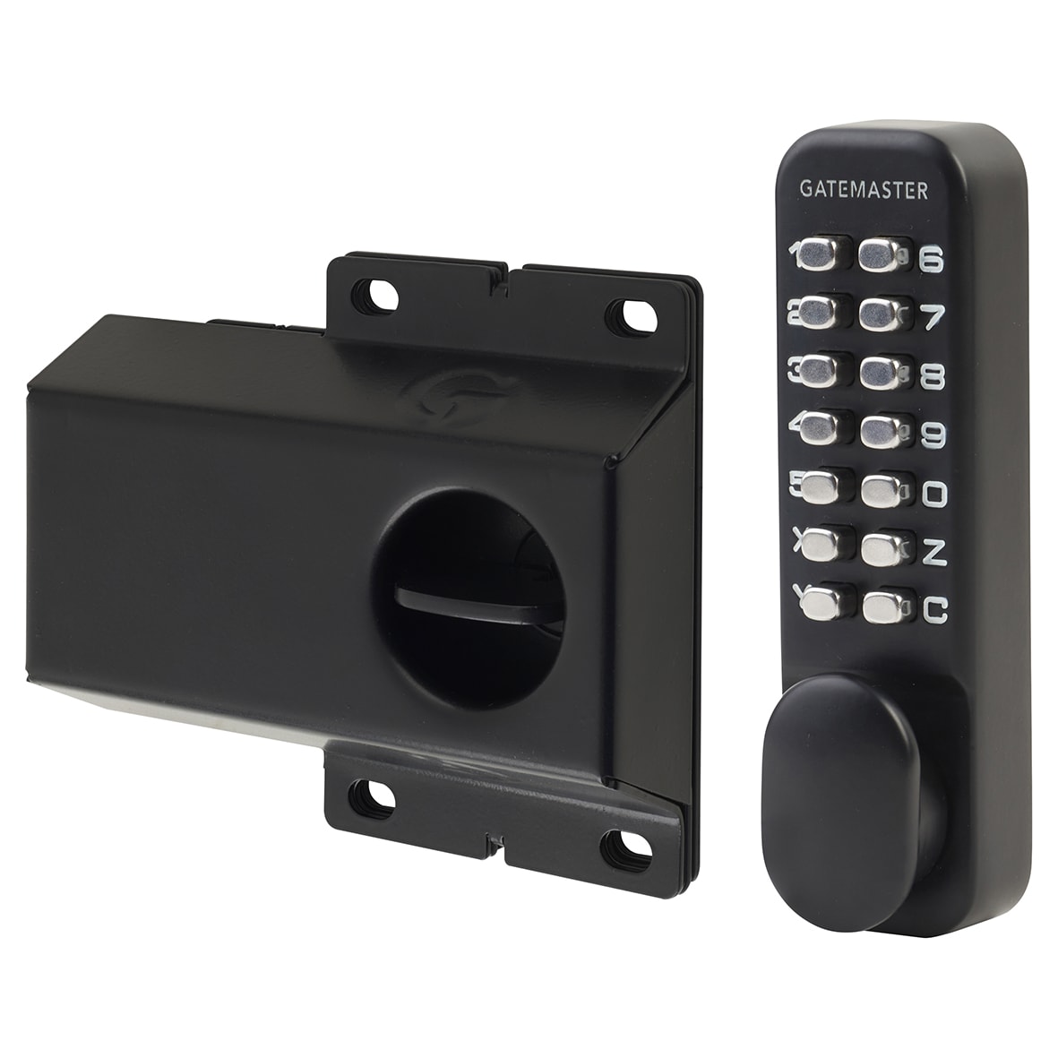 Gatemaster Superlatch Marine Grade Push Button Gate Code Lock - Black ...