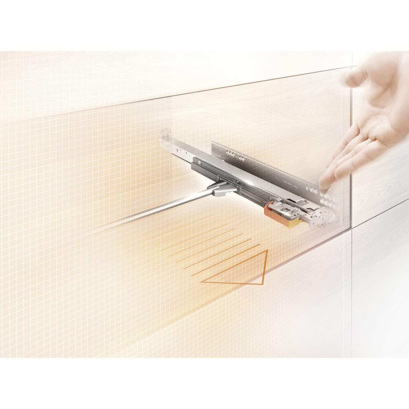 Blum MOVENTO TIP-ON (Push to Open) Synchronisation Set ...
