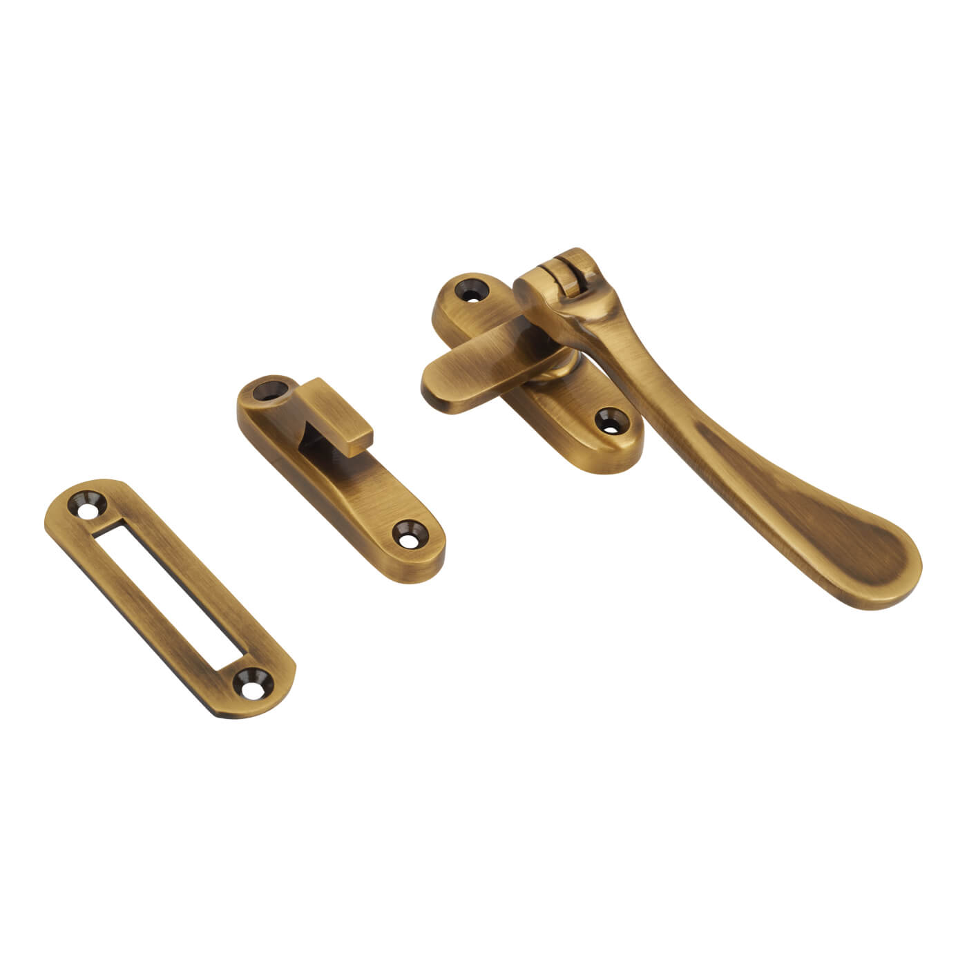 M Marcus Casement Window Fastener Spoon End - Antique Brass ...