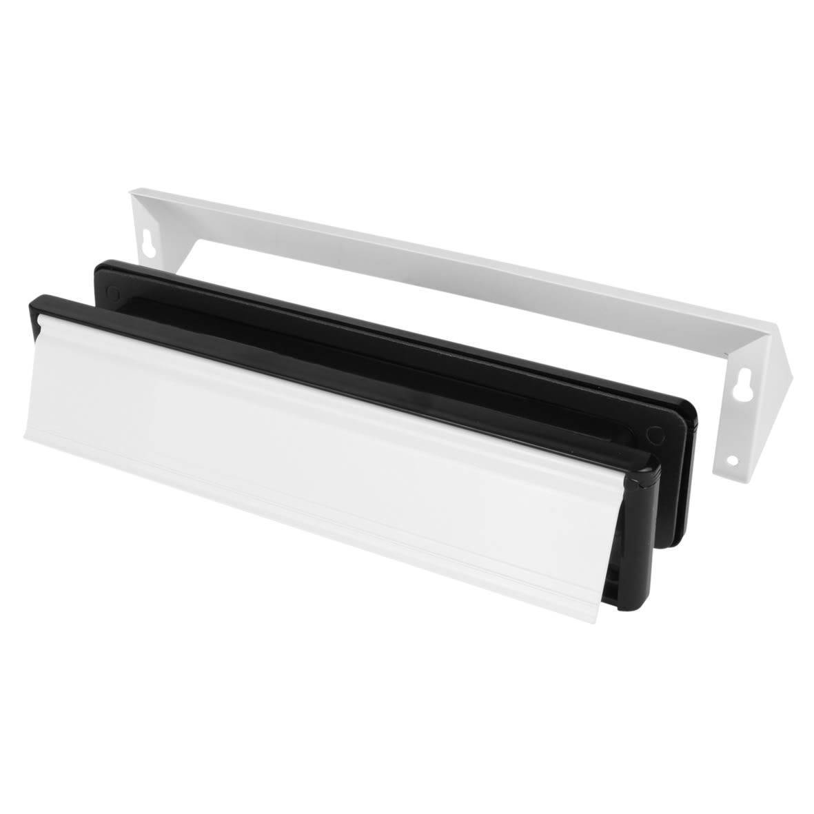 Yale Security letterplate 304 x 70mm - White | IronmongeryDirect | Same ...